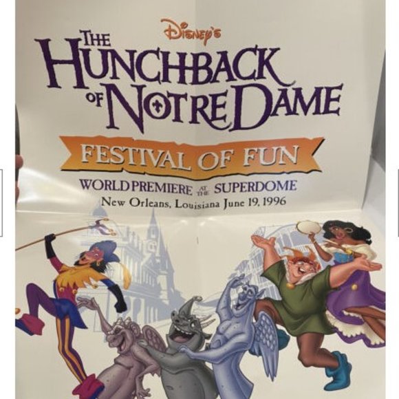 Disney | Accents | Hunchback Of Notre Dame Premiere Superdome Disney ...